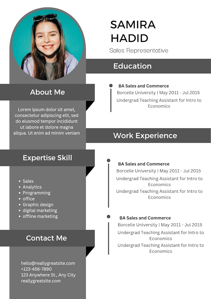 Design Perfect Resume To Describe Your Achievements And Goals By