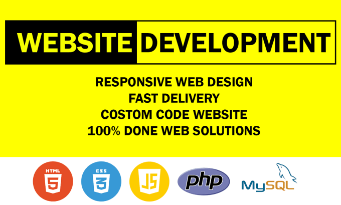 Develop Fullstack Websites Using Html Css Js Php Sql By Kavishka 24