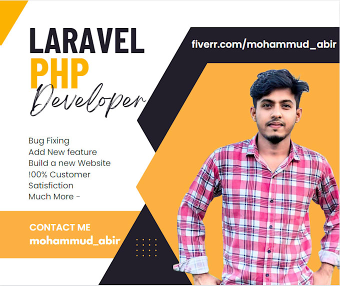 Fix Add Or Develop A Website By Laravel Php By Mohammud Abir Fiverr