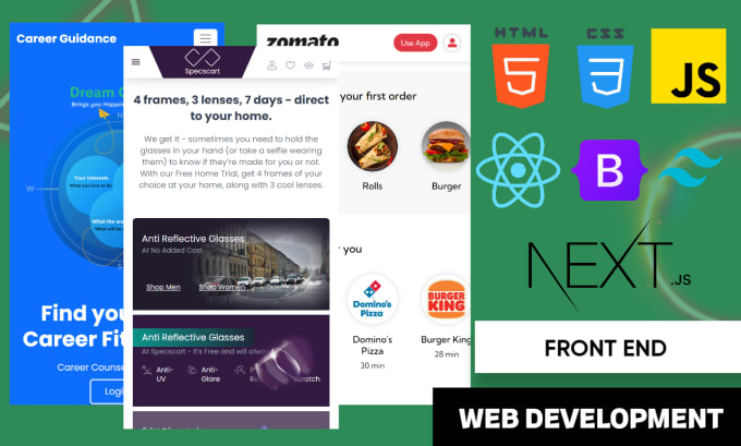 Be Your Frontend Developer Using Html Css Javascript By Rahul Raj8