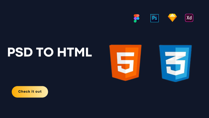 Convert Figma Psd Xd Sketch And Ai To Html Css Responsive Design