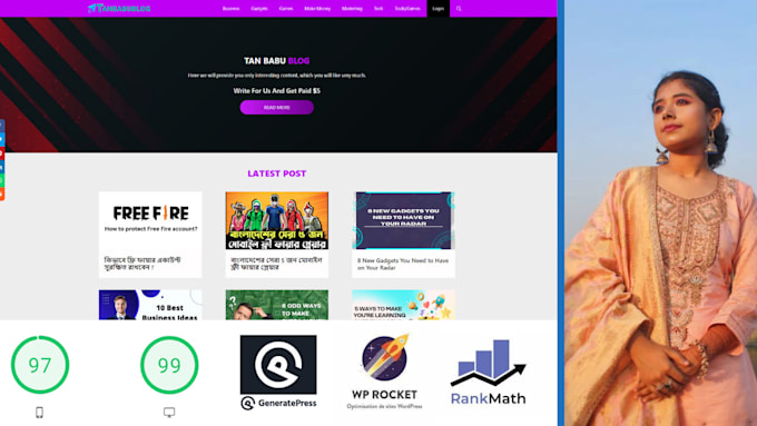 Create A Blog Website Using Generatepress Theme By Salmasultana1 Fiverr