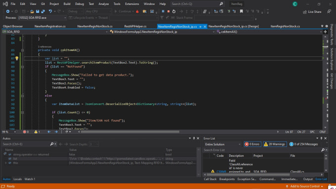 Create Debugging Fixes Coding Csharp Dotnet By Necha Fiverr