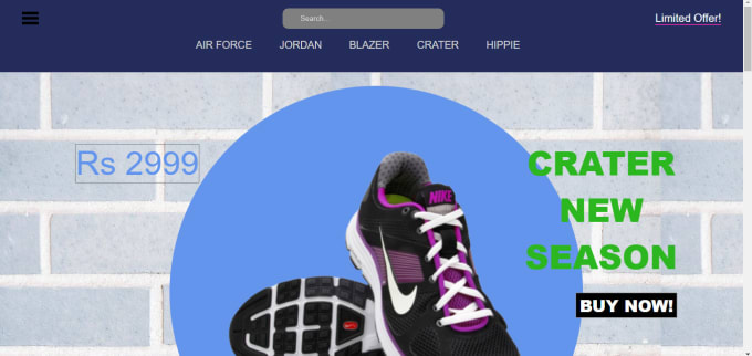 Design And Developed Website Using Html Css Boostrap Javascript Php