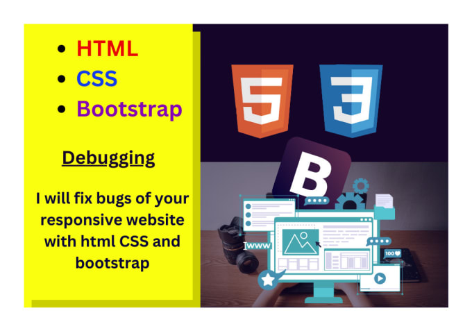 Fix Bugs Of Html Css And Bootstrap By Ameerharris774 Fiverr