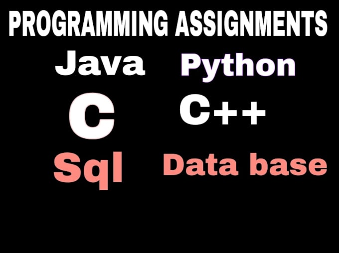 Do C Cpp C Sharp Java Python R Programming Projects By Genious