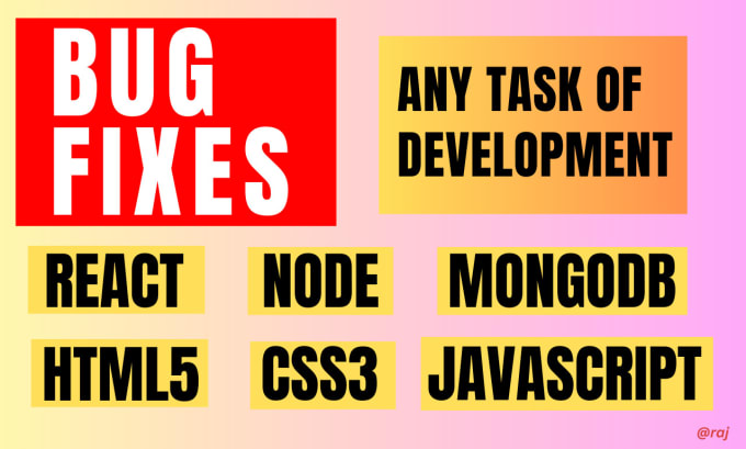 Fix Reactjs Javascript Node Js Mongodb Html Css Bugs By