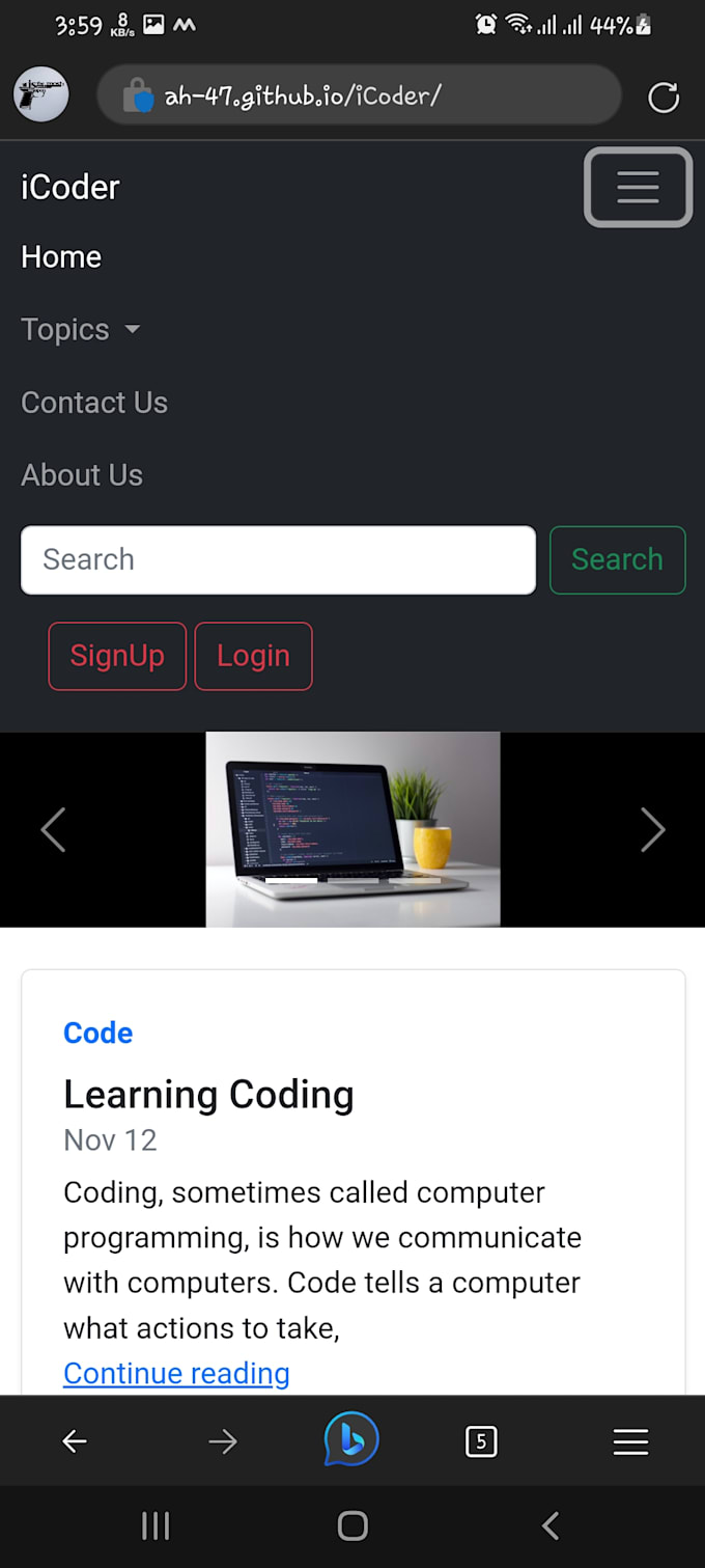 Do Frontend Html Css Bootstrap Javascript Rust By Ahmedkayani714 Fiverr