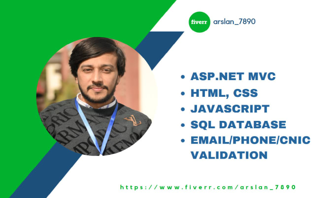 Fix Asp Net Mvc Html Css Javascript Database Issues By Arslan 7890 Fiverr