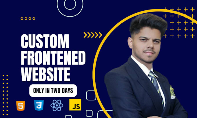 Create Custom Html Css And Js Webpages Or Frontend Website By