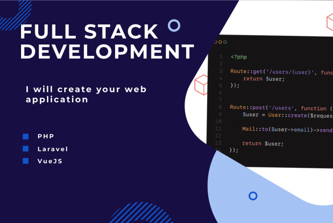 Be Your Full Stack Web Developer Using Php Laravel And Vuejs By