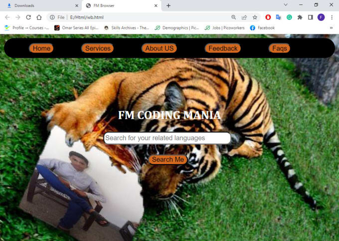 Create Webpages Using Html And Css By Faheemahmed Fiverr