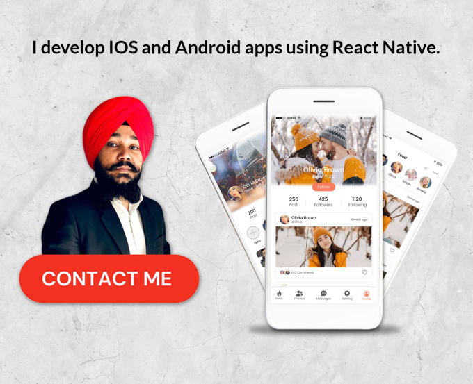 Develop An Ios And Android App Using React Native For You By Gurman7738