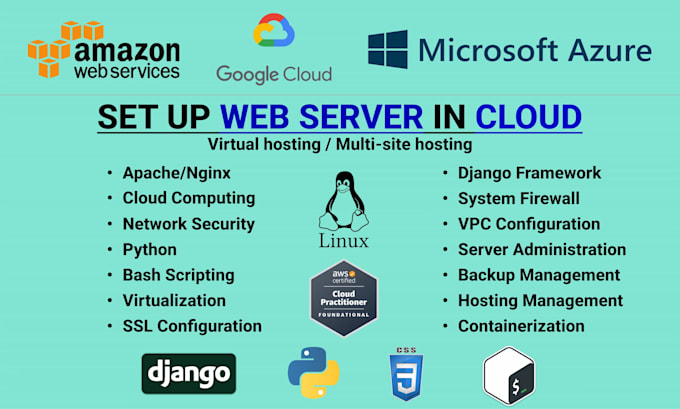 Setup Your Web Server In Aws Azure Gcp Or Any Cloud By Reckart Fiverr