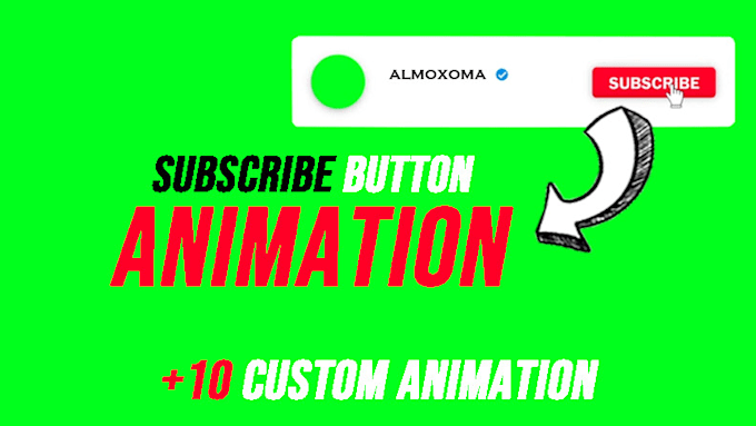 Create Subscribe Button Animation On Youtube And A Bell Notification By