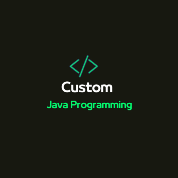 Create Custom Java Program By Musawir Fiverr