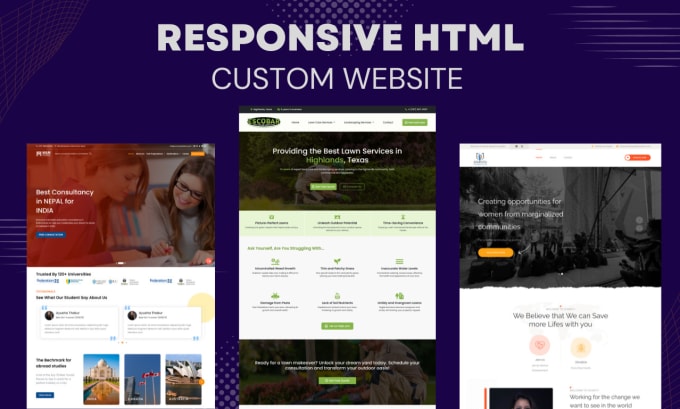 Create A Responsive Website With Html Css And Javascript By