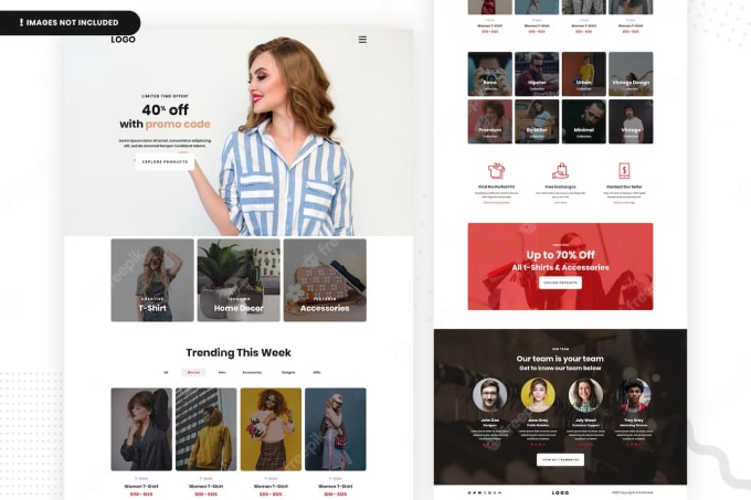 Be Your Front End Web Developer Using Html Css Javascript React Js