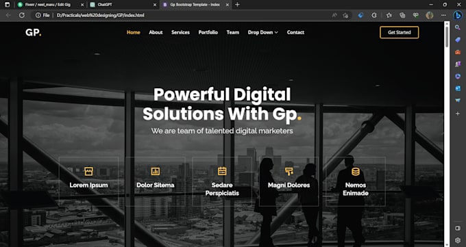 Build Website Using Html And Css By Neel Maru Fiverr