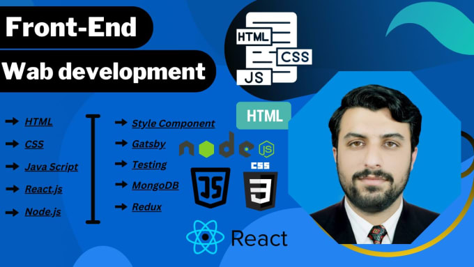 Be Your Front End Web Developer Using Html Css Javascript React By