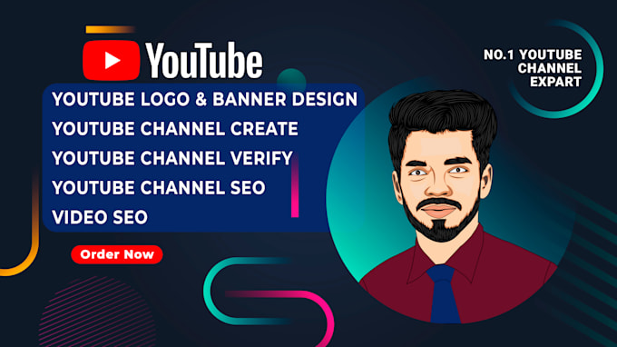 Create Youtube Channel Setup Design And Optimize By Plmoknijb13579