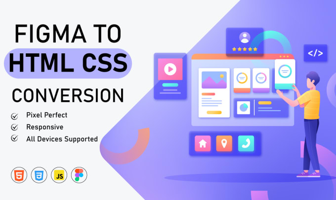 Code Custom Html Css And Javascript Developer To Create Responsive