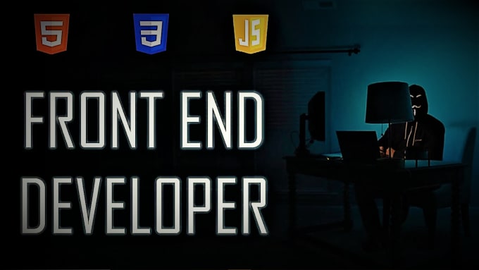 Be Your Front End Website Developer Using Html Css Javascript And