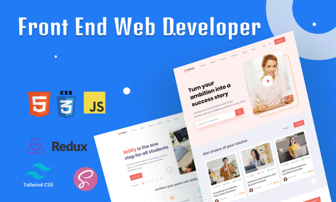 Be Your Front End Web Developer React Js Developer Using Html Css