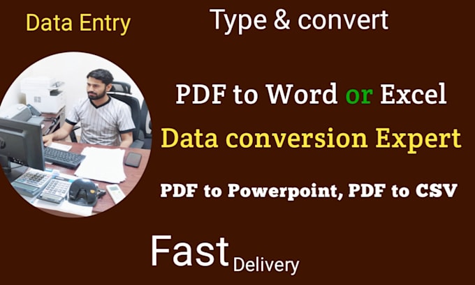 Convert Scan Pdf Files To Excel Or Powerpoint By Waqassudia Fiverr
