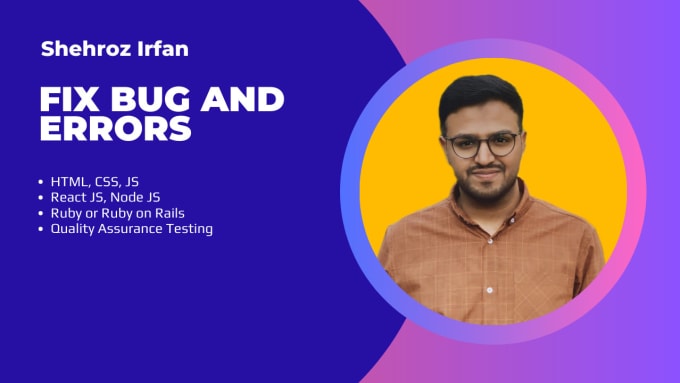 Fix Bugs Of Html Css Javascript React Js Node Js Ruby Code By