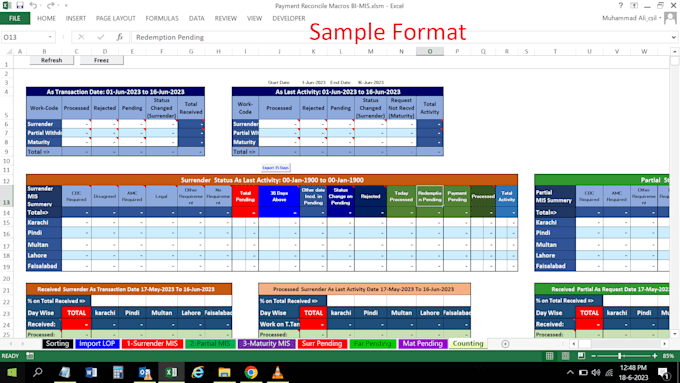 Data Analysis Entry By Using Formula Logic Macros By Justali Fiverr