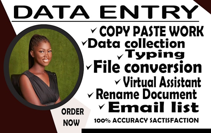 Do Excel Data Entry Copy Paste Data Collection Typing File