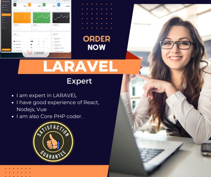 Develop And Customize Laravel Codeigniter Reactjs Nodejs And Vuejs
