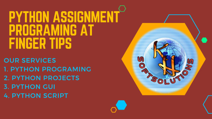 Do Python Assignments Will Be You Python Coder By Khsoftsolutions Fiverr