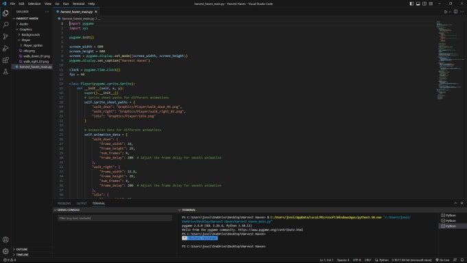 Make A Pygame Script Of Any Game Idea No Sprites By Angelthepizza13