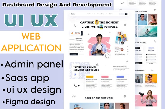 Design Awesome Ui Ux For Dashboard Saas Web Application Admin Panel