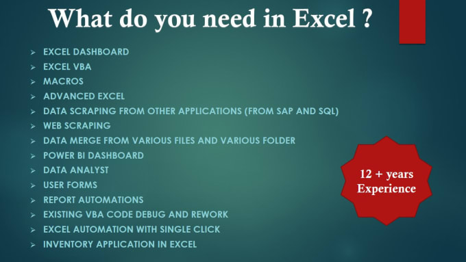 Do Excel Automations Macros Vba And Power Bi By Rahimexcel Fiverr