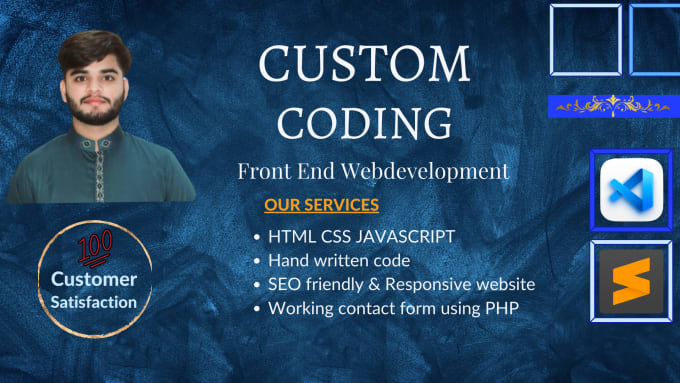 Create A Custom Coded Responsive Website In Html Css Php Javascript