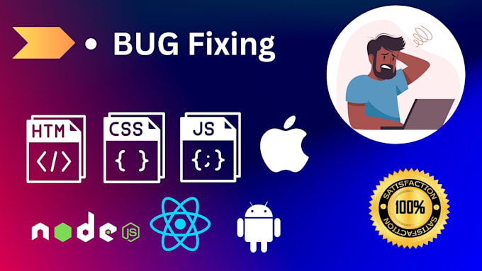 Fix Bugs In Html Css Javascript Node Js Code By Zohaibansar Fiverr