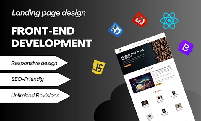 Design Website In Html Css Javascript And Bootstrap By N Webdev Fiverr