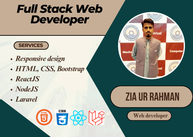Develop Responsive Websites With React Js Node Js And Laravel By