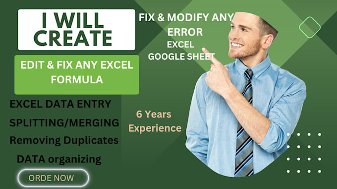 Create And Fix Any Excel Formula And Macros By Malirzs Fiverr
