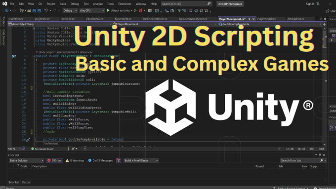 Write Script For Unity 2d Game Ideas And Mechanics By Nabeelhashmi34