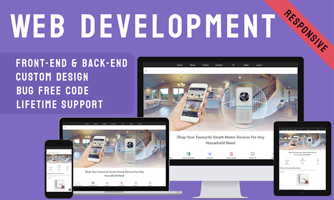 Develop Frontend And Backend Using Html Css Javascript Php Bootstrap