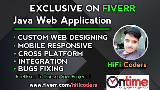 Develop Java Web Application 10 Year Experience By Hificoders Fiverr