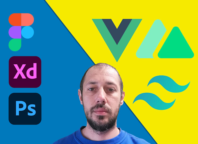 Convert Figma Xd Psd To Vue Js Nuxt Js Tailwind Css By Eduardmoshkola