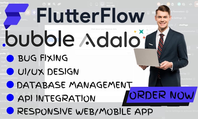 Develop Your Bubble Adalo Flutterflow Web And Mobile Application Bug