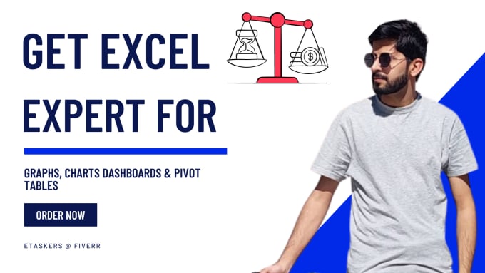 Create Graphs Charts And Data Visualization In Excel By Etaskers Fiverr