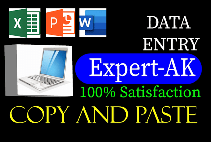 Do Data Entry Copy Paste Excel Data Entry By Expertaks Fiverr