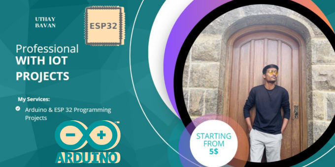 Do Iot Based Arduino Esp32 Coding And Programming Projects By Uthay